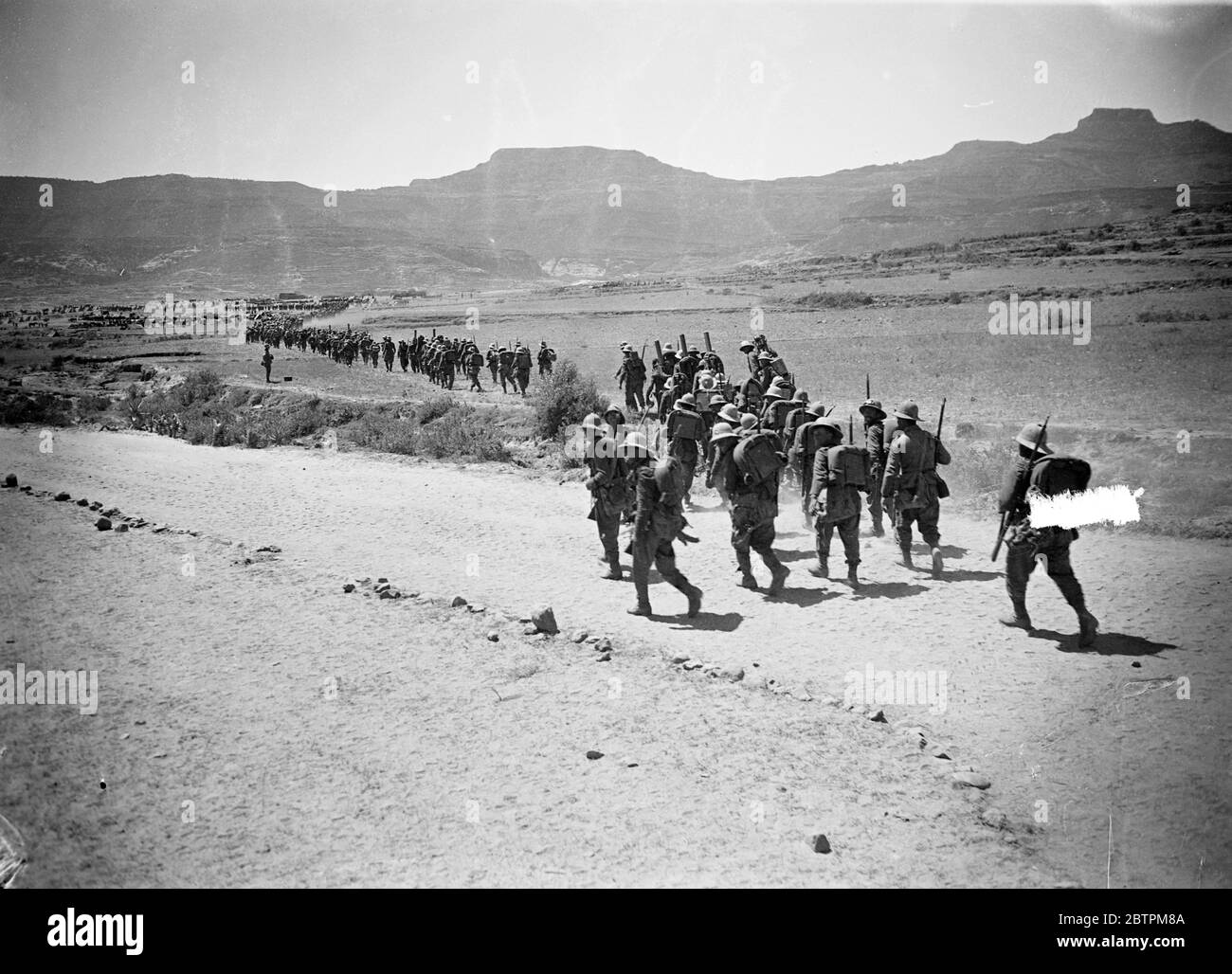 Italian troops . May 1936 Stock Photo - Alamy