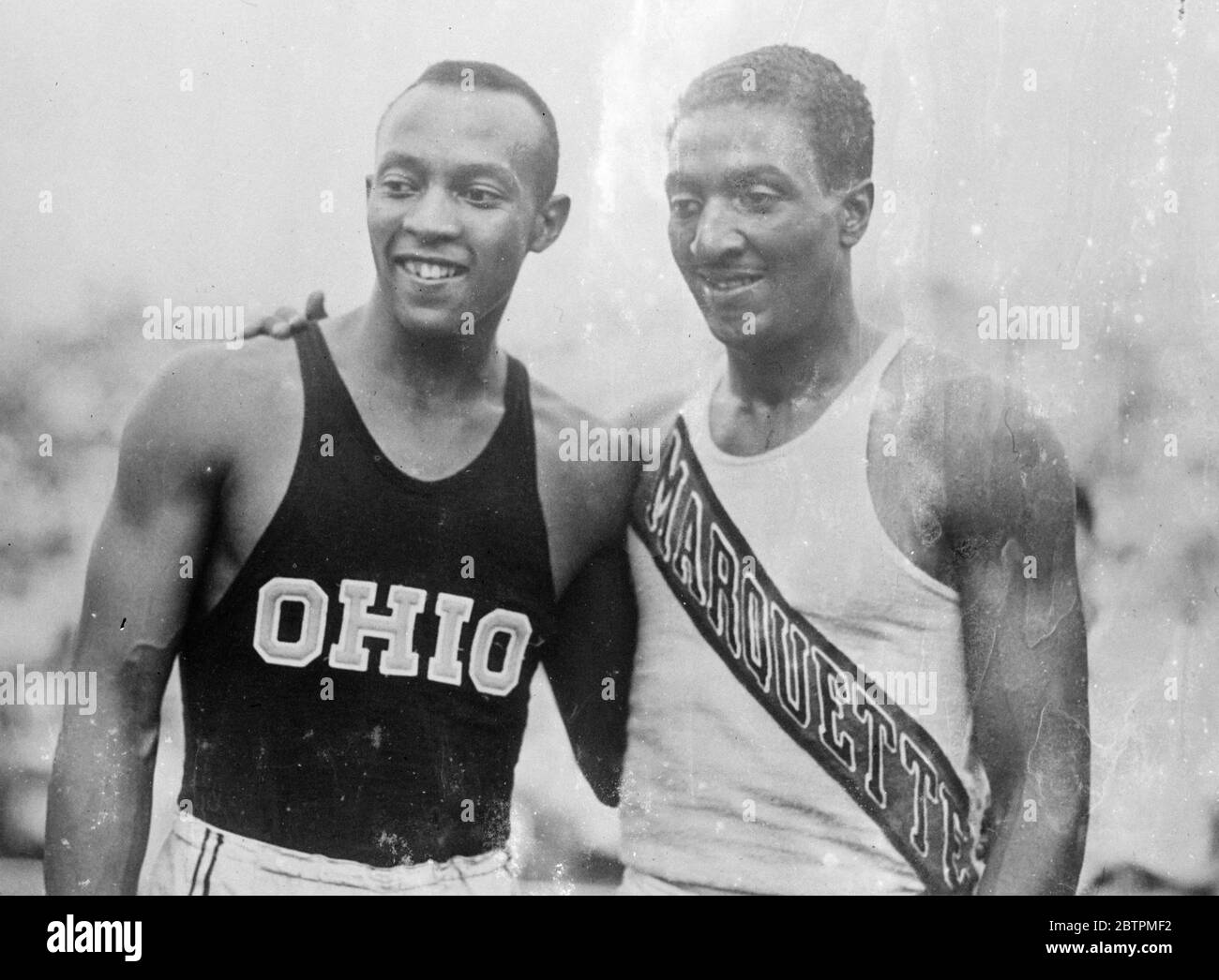 [ Original caption : ] Jesse Owens , Fastest Human Beaten In Cologne ...