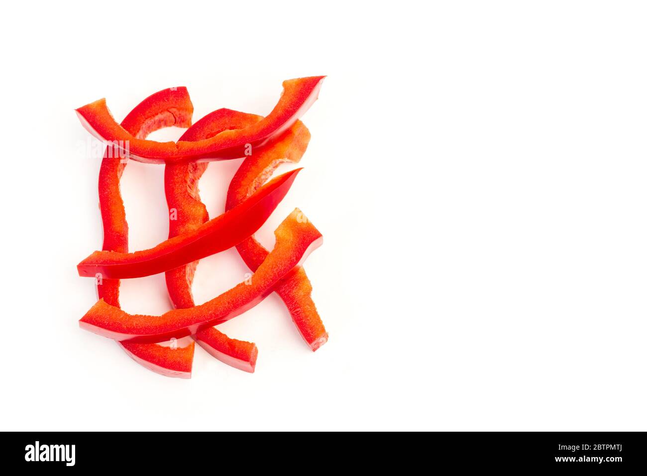 Bell pepper strips hi-res stock photography and images - Alamy