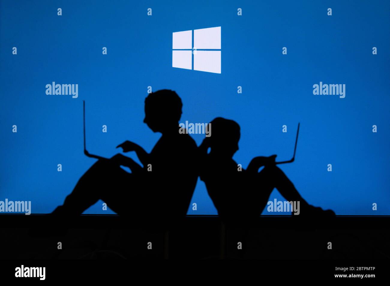 NEW YORK, USA, 25. MAY 2020: Microsoft Windows graphical operating ...