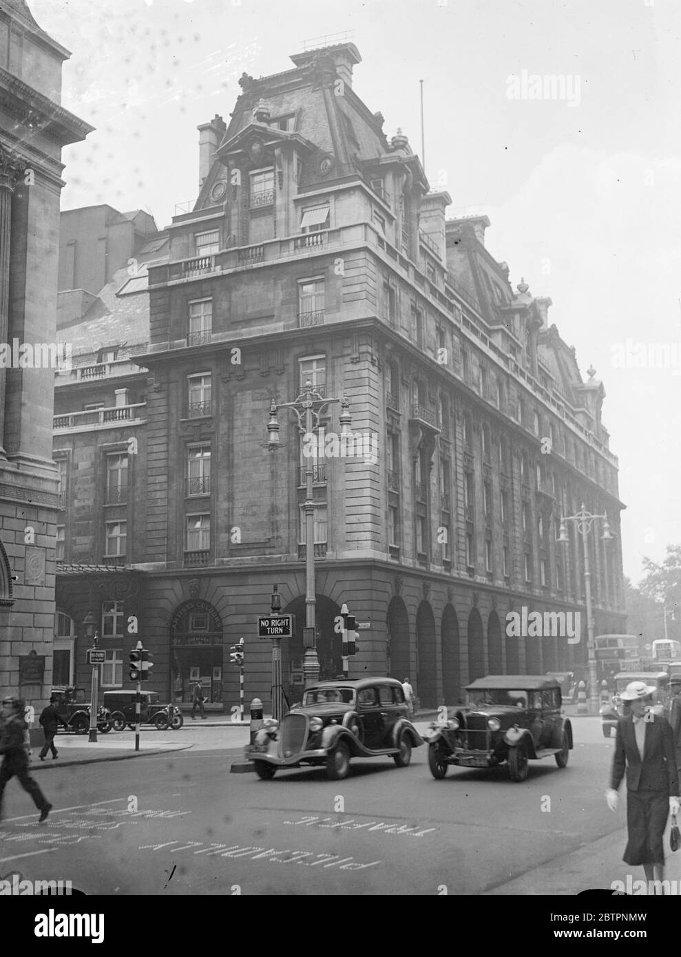 The Ritz Hotel. London. 7 September 1937[?] Stock Photo - Alamy