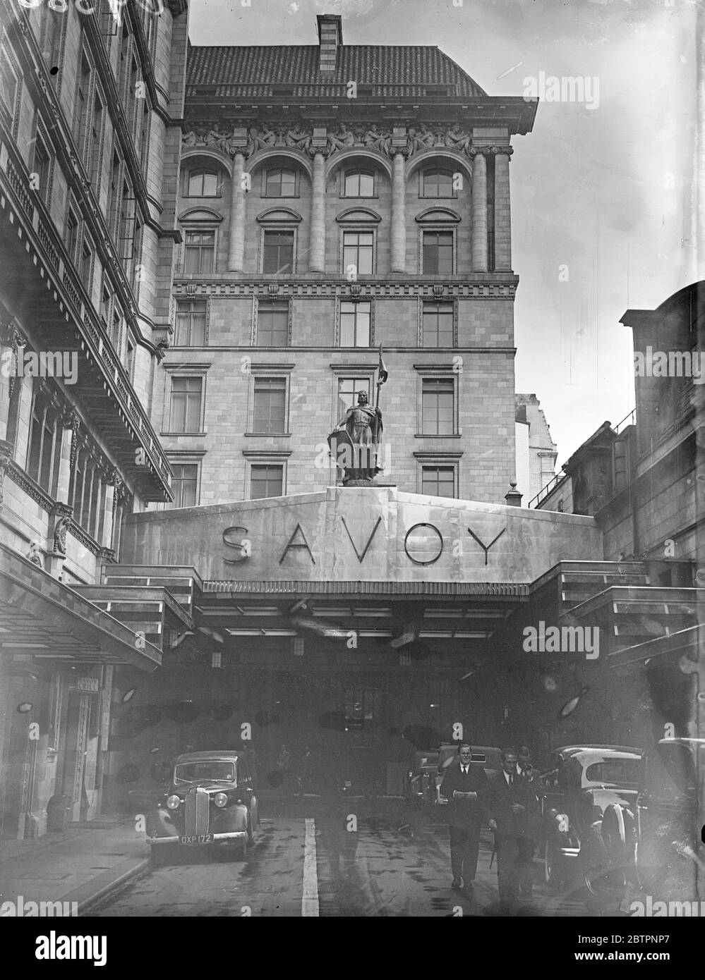 The Savoy Hotel. 16 September 1937.[?] Stock Photo - Alamy