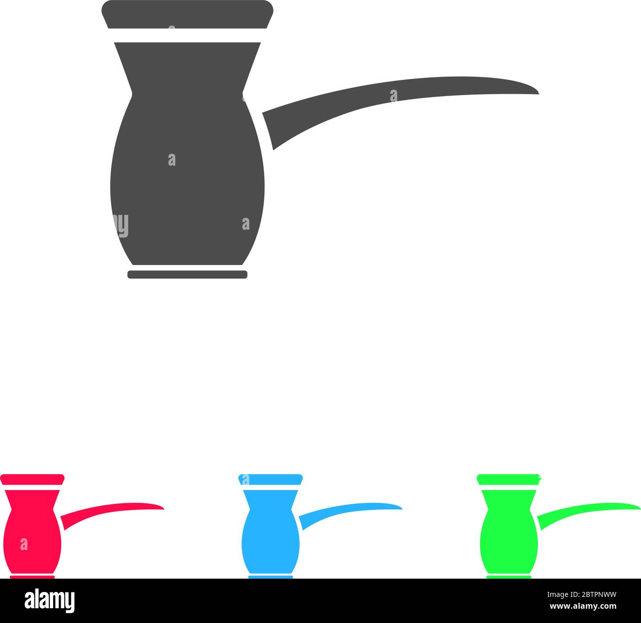 Turk icon flat. Color pictogram on white background. Vector ...