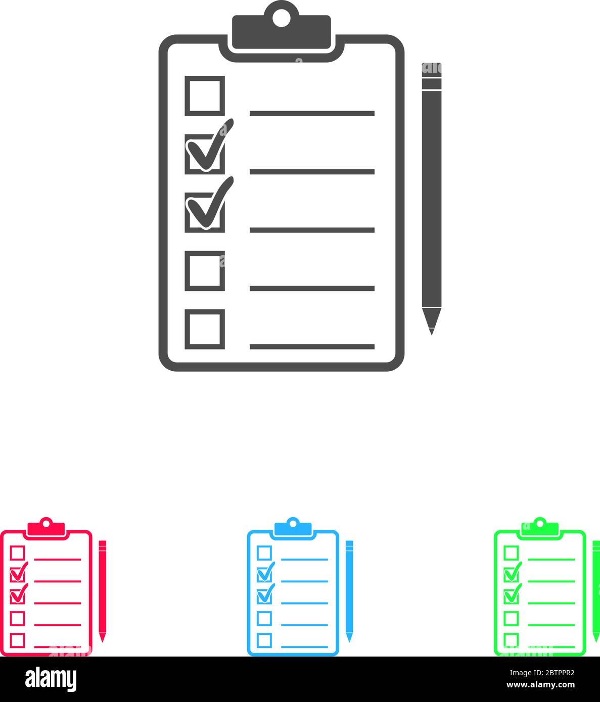 Quality control icon flat. Color pictogram on white background. Vector ...