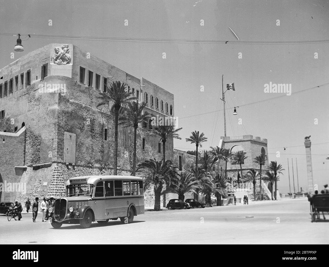 Libyan Market bus Stock Photo - Alamy