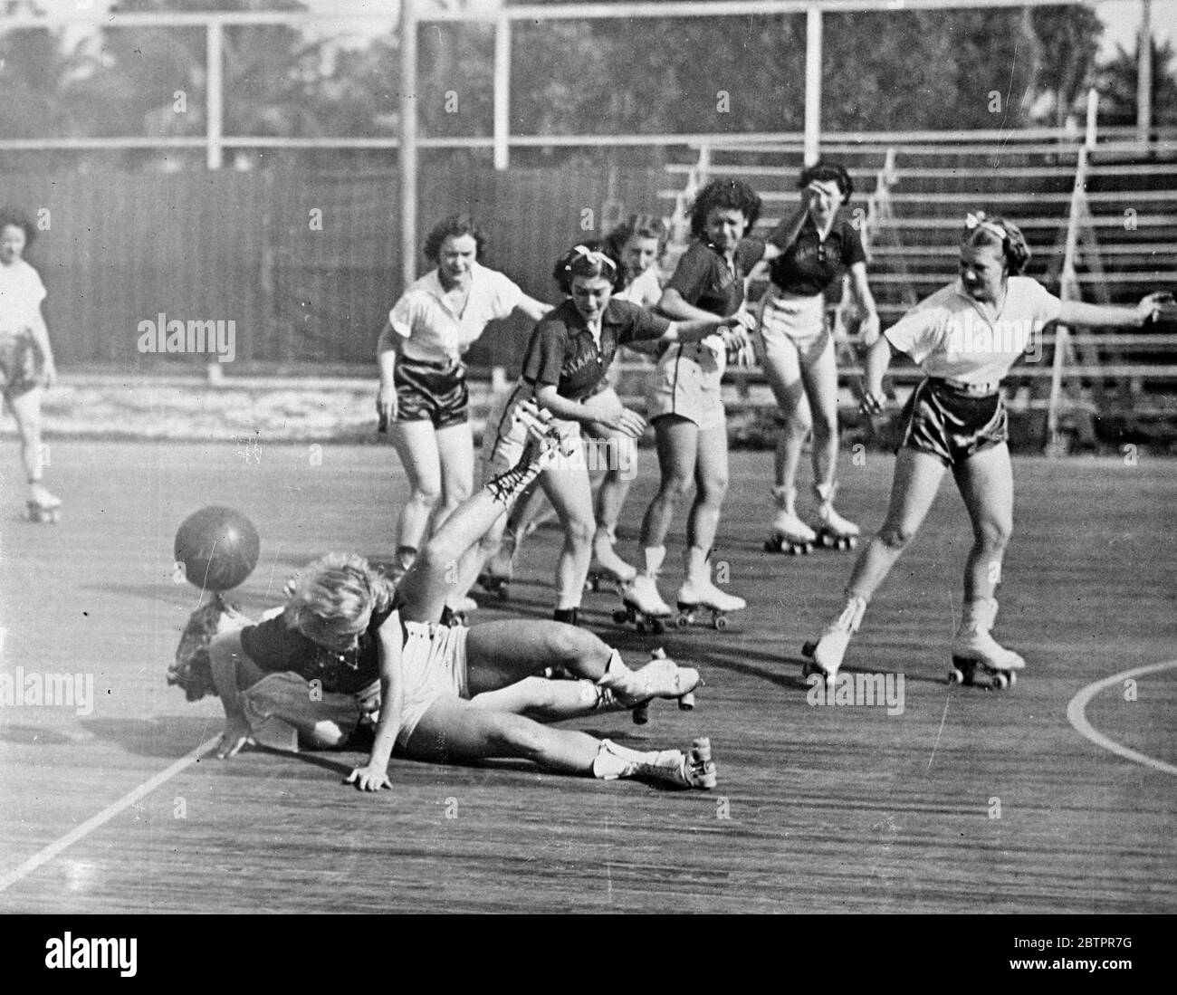 Rollerskating Black and White Stock Photos & Images - Alamy