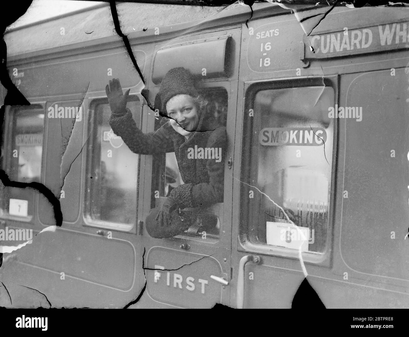 Peggy Wood arrives in England. Miss Peggy Wood, the actress, arrived at ...