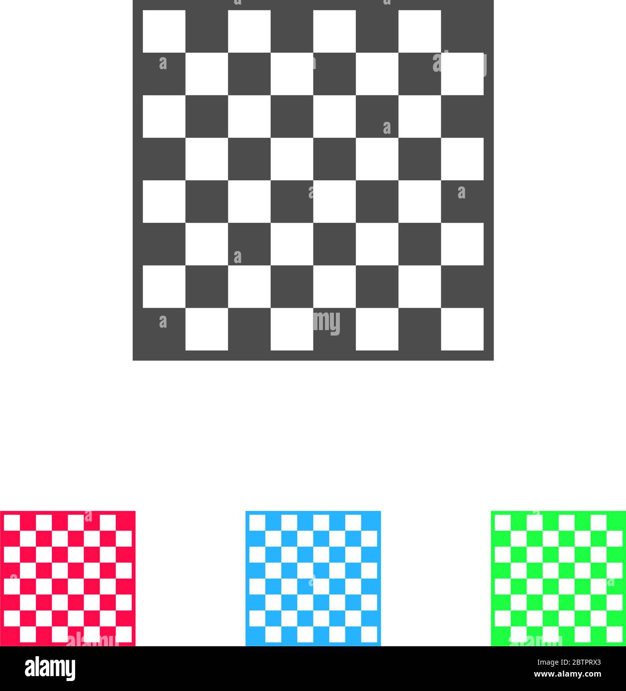 Chess icon flat. Color pictogram on white background. Vector ...