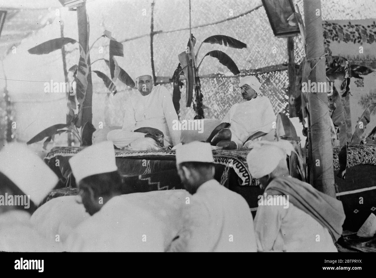 Gandhi presides over education conference. Mahatma Gandhi's, the Indian ...