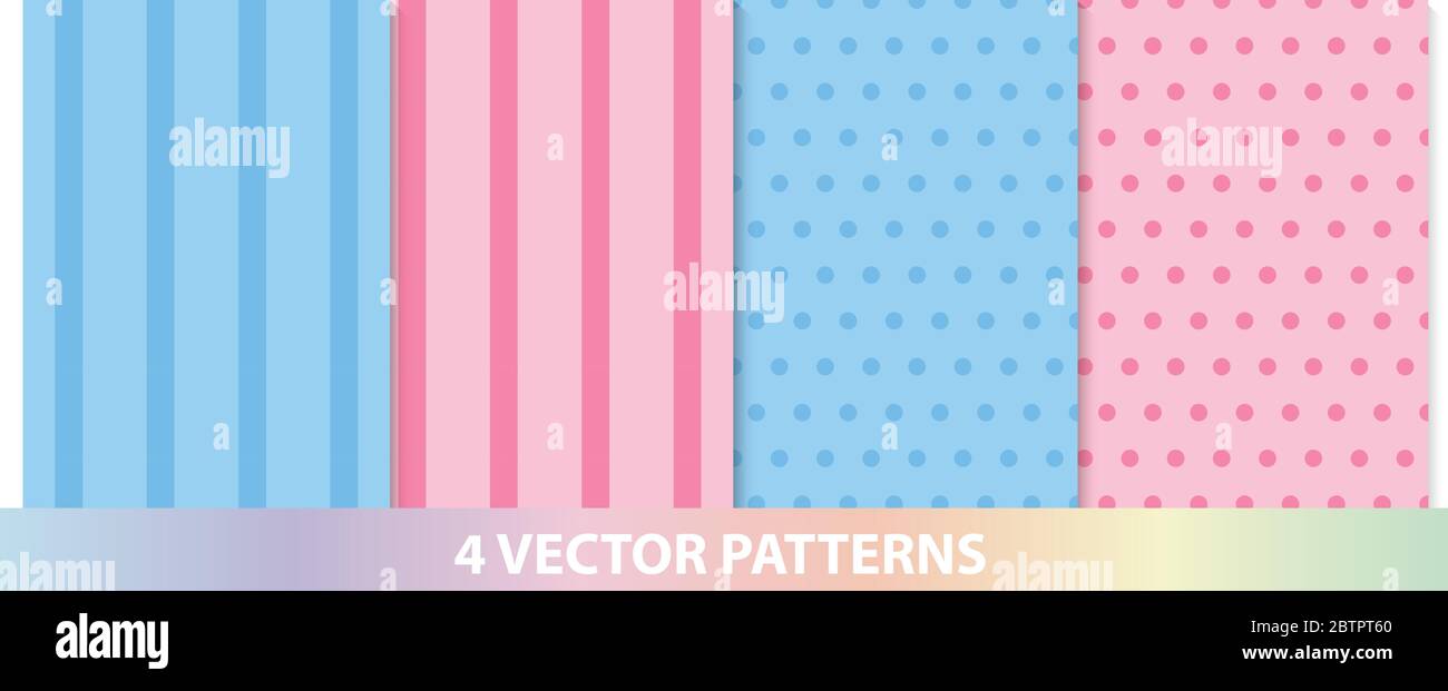 kids seamless pattern vector. set of child texture Stock Vector Image ...