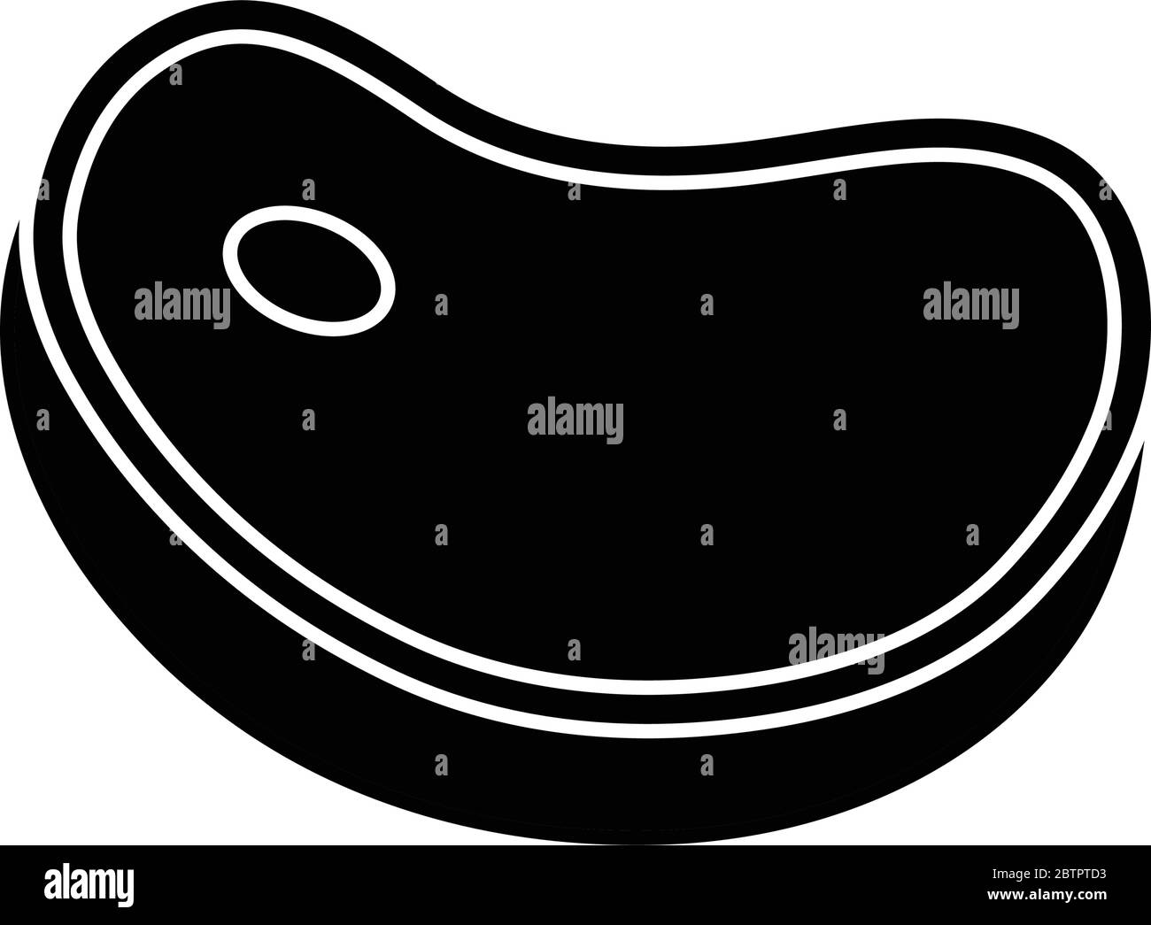 meat icon vector food sign Stock Vector Image & Art - Alamy