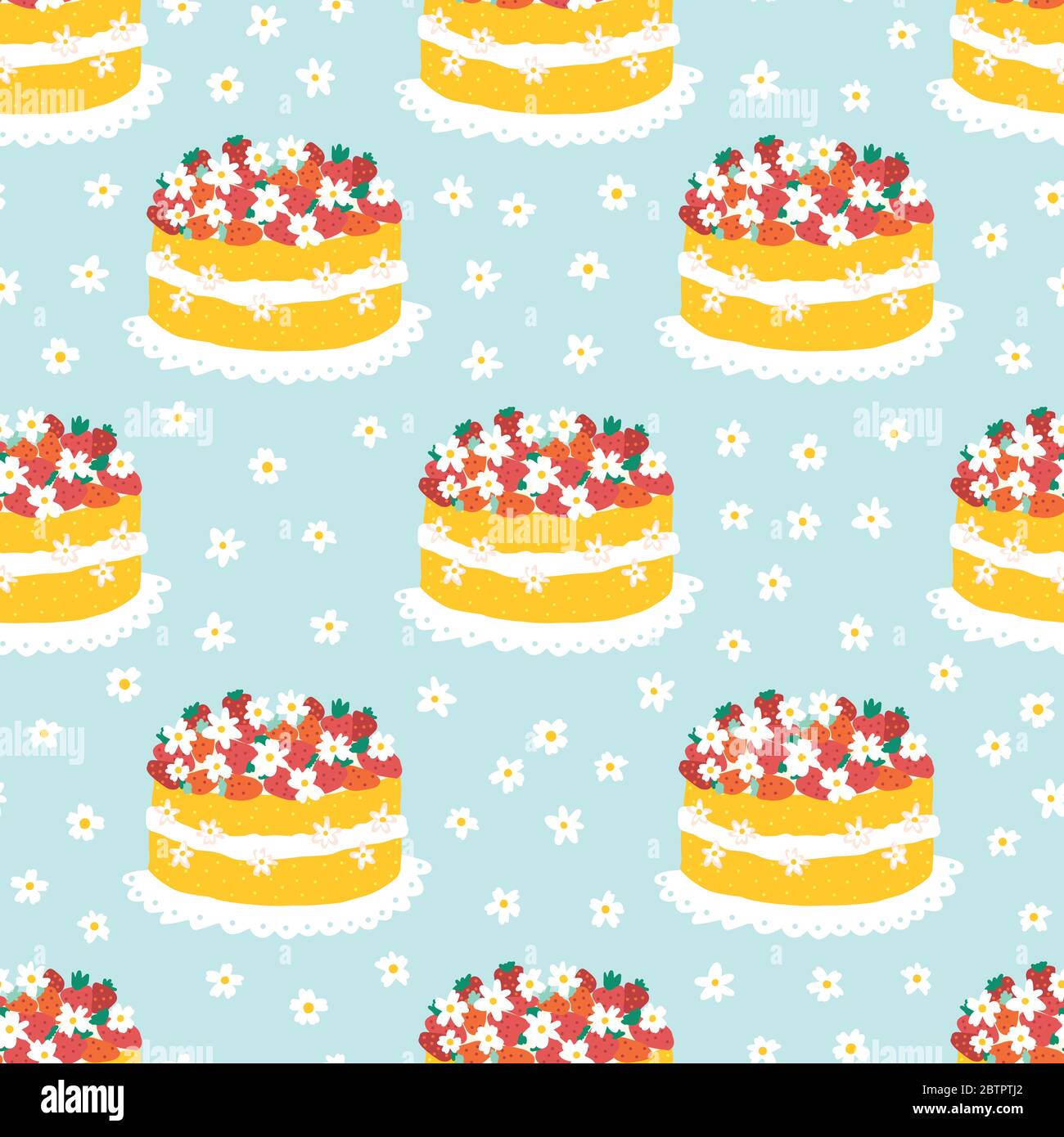 Cake Pattern Wallpaper