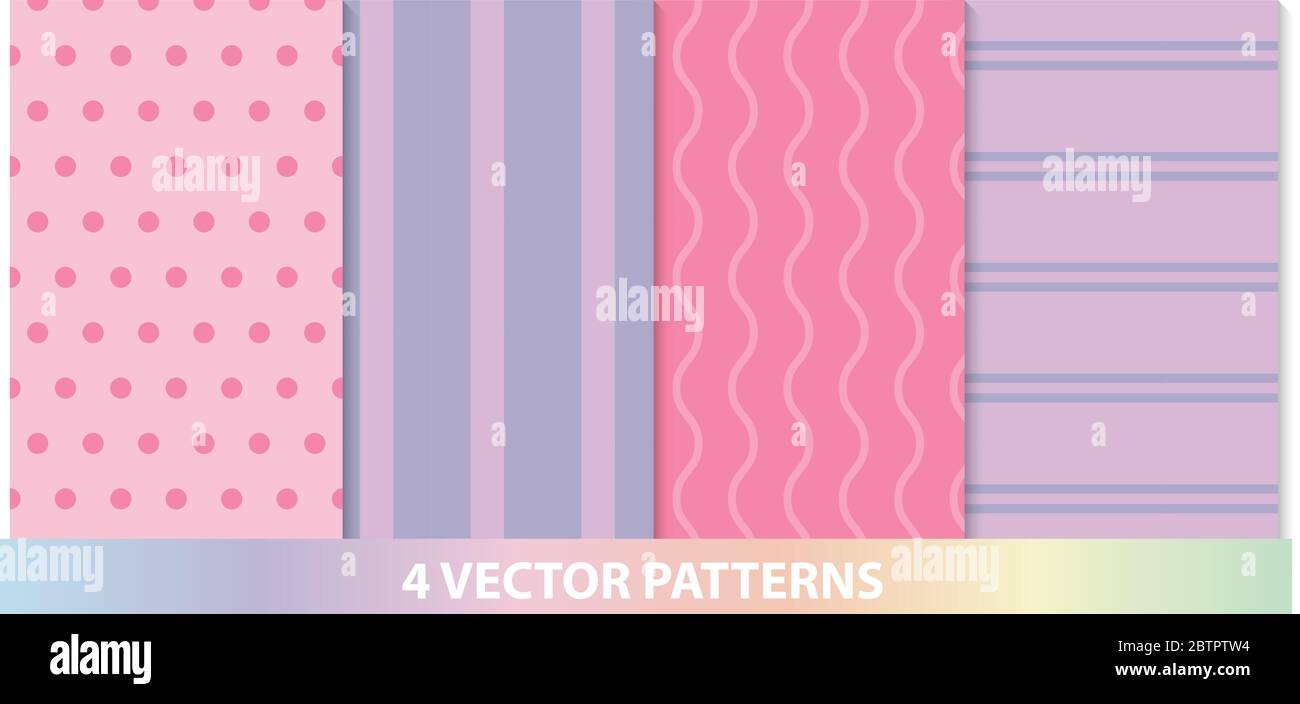 kids seamless pattern vector. set of child texture Stock Vector Image ...