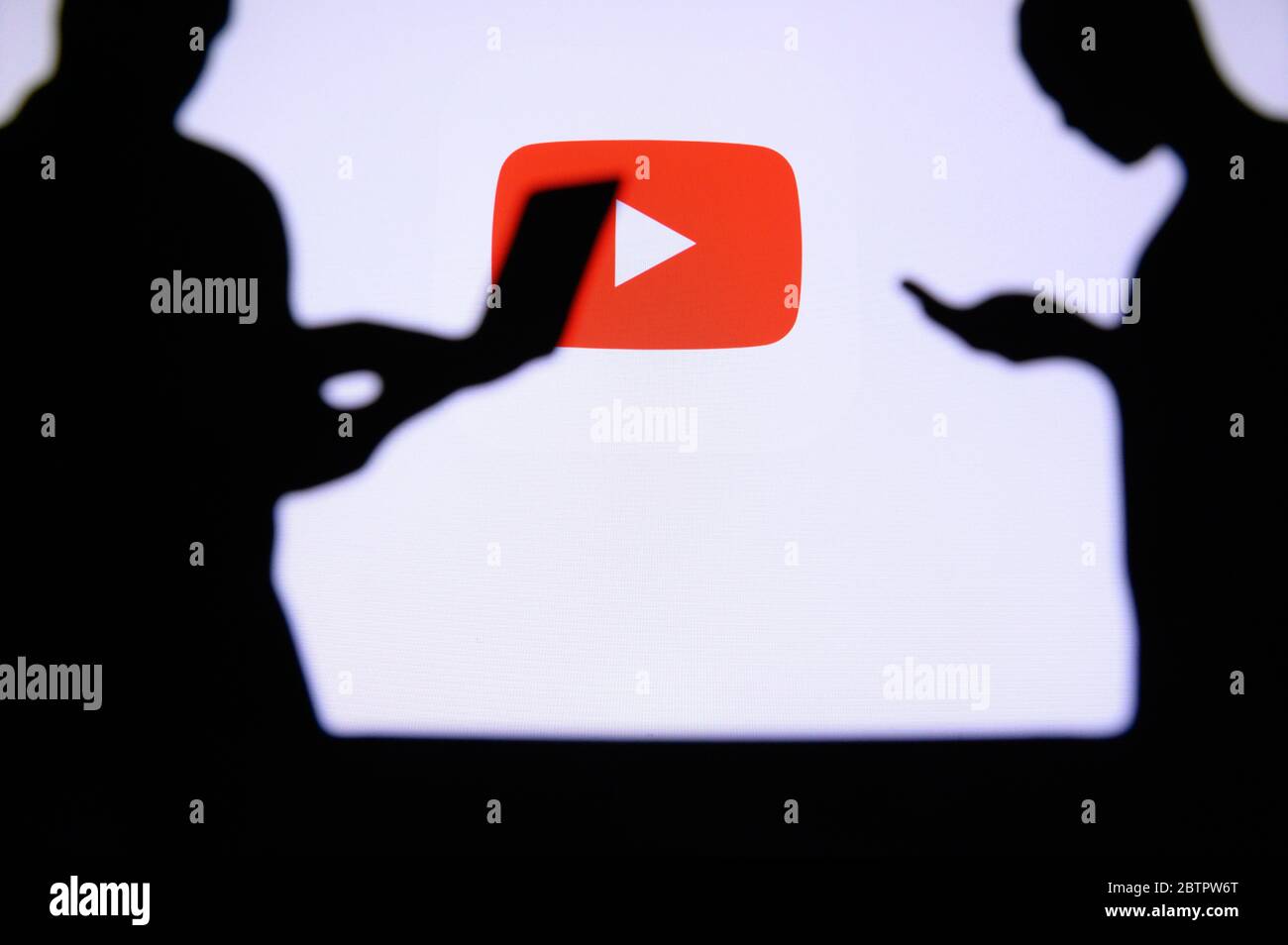 NEW YORK, USA, 25. MAY 2020: YouTube online video-sharing platform ...
