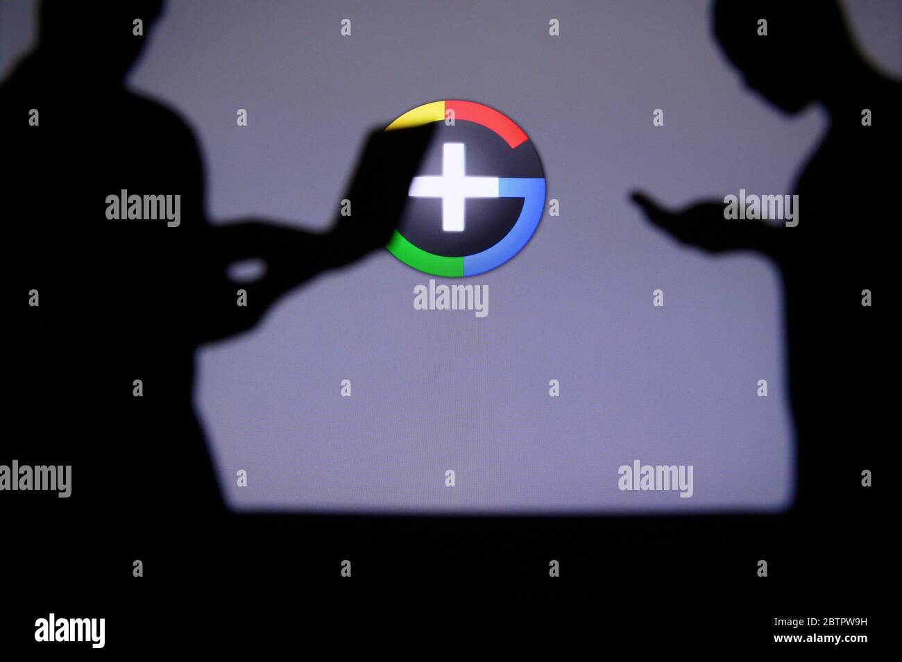 NEW YORK, USA, 25. MAY 2020: Google Plus social network owned and ...