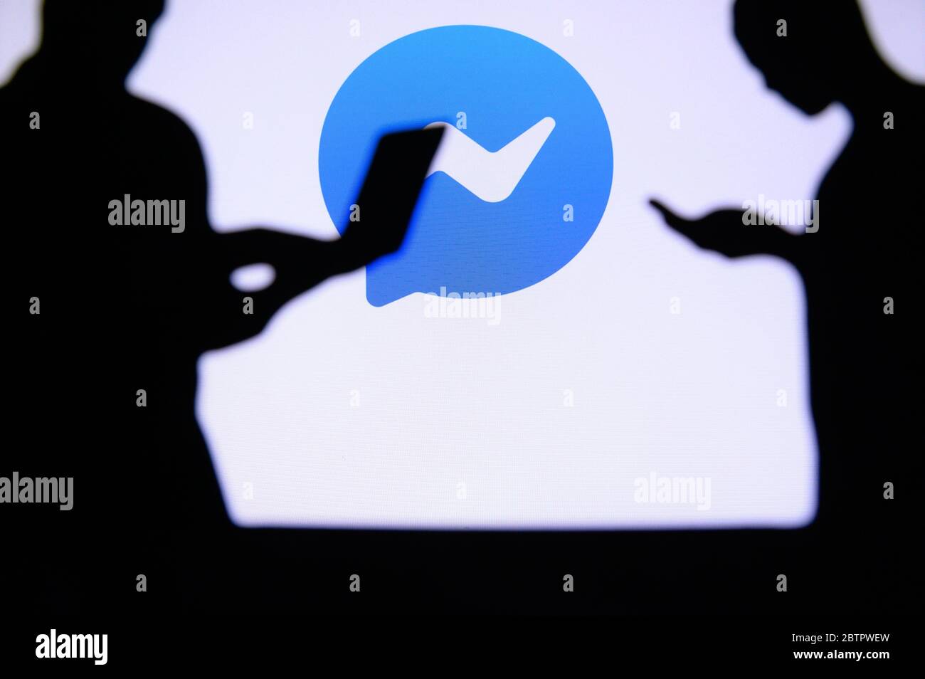 NEW YORK, USA, 25. MAY 2020: Messenger an American messaging app ...