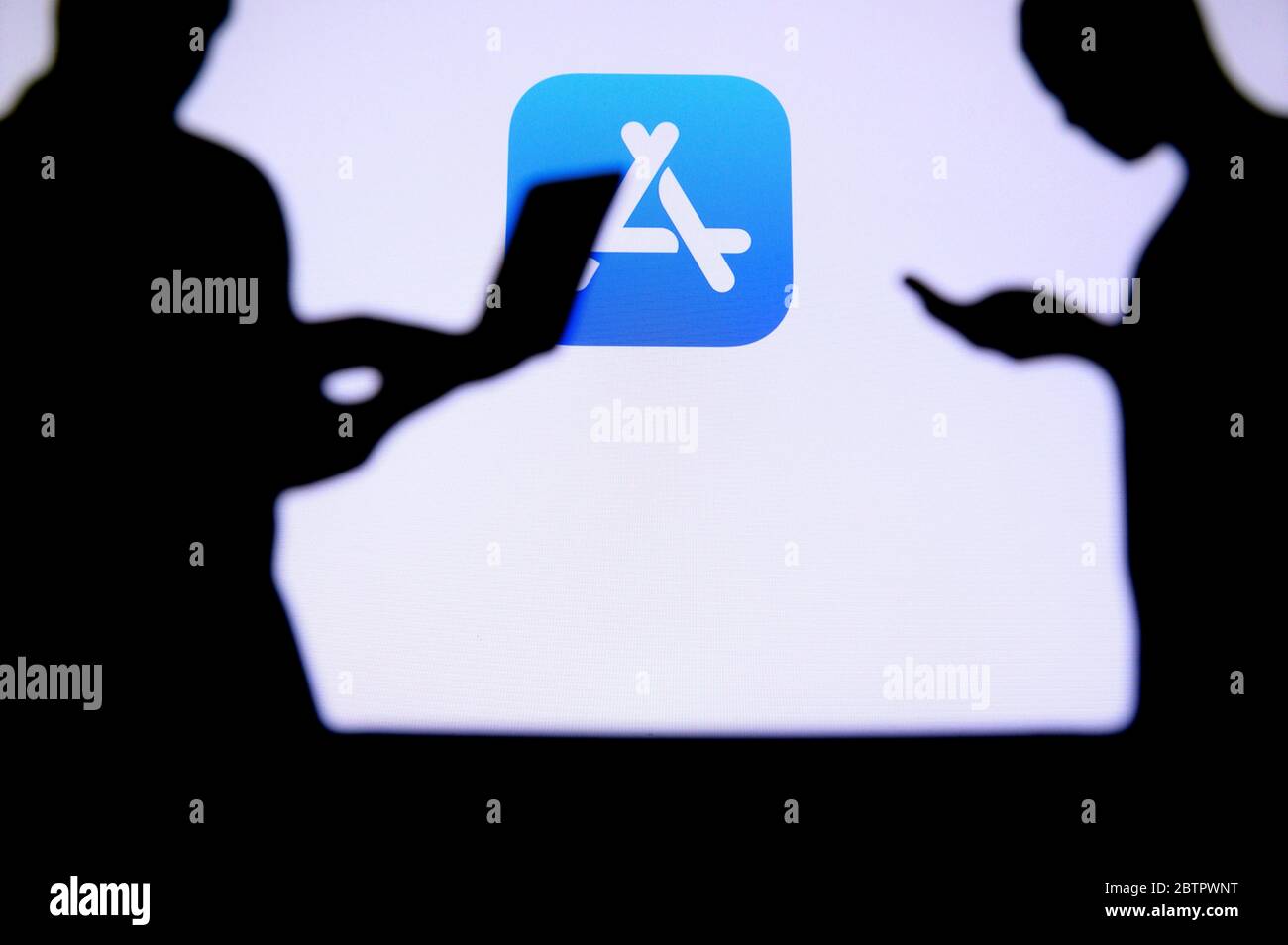 NEW YORK, USA, 25. MAY 2020: Apple Store, retail stores operated by ...