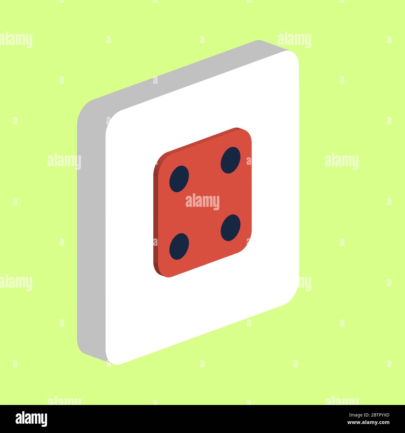 Dice four icon Stock Vector Images - Alamy