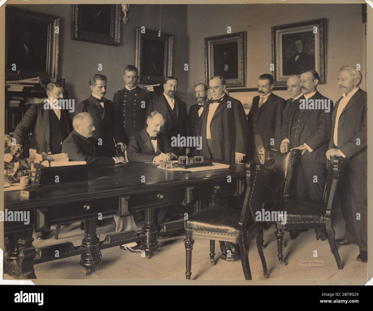 Signing of the Peace Protocol Stock Photo - Alamy