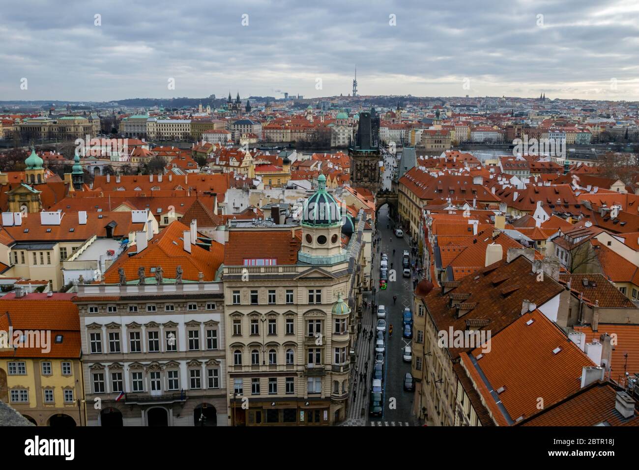 Prague street view hi-res stock photography and images - Alamy