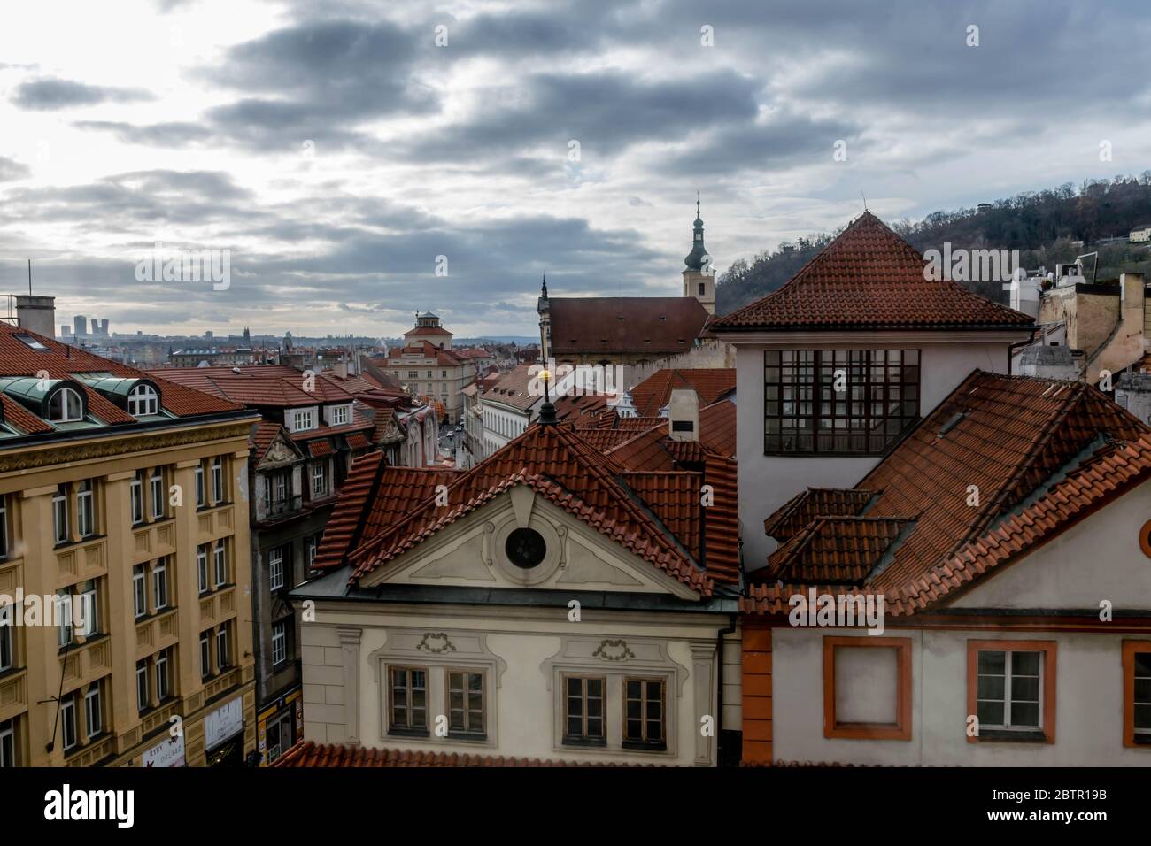 Old Prague architecture, Cazech Republic Stock Photo - Alamy