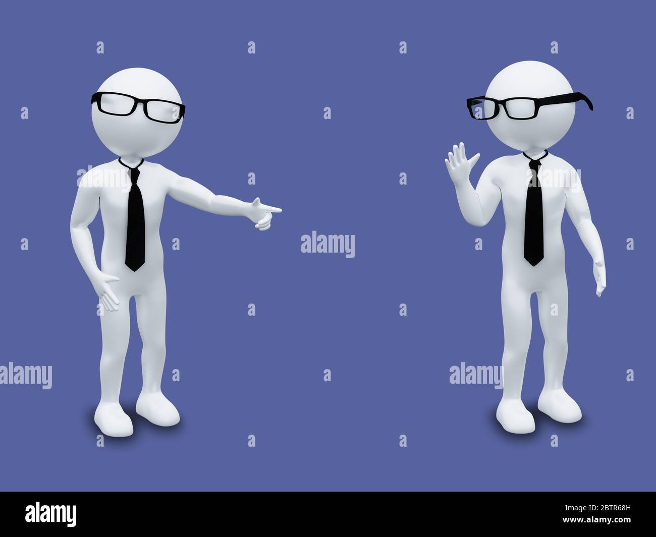 Cartoon man blaming hi-res stock photography and images - Alamy