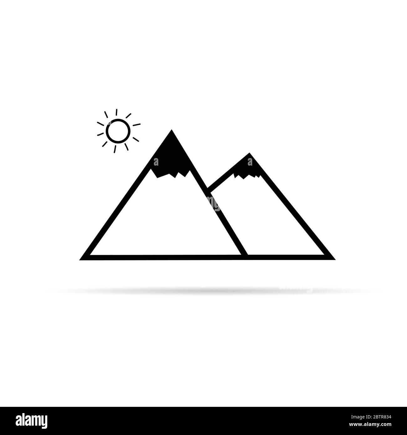 pyramid cartoon vector illustration Stock Vector Image & Art - Alamy