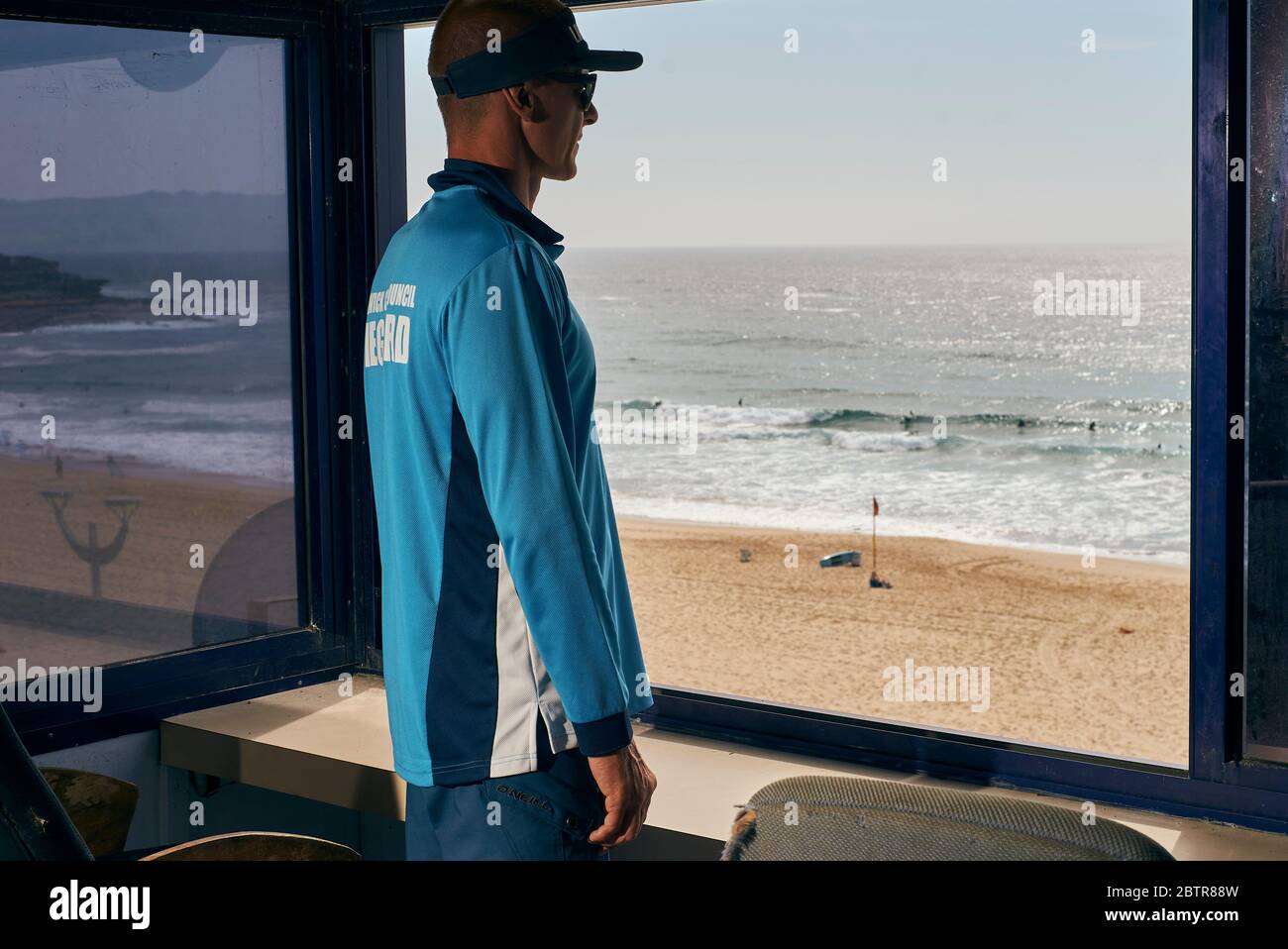 Lifeguard service at the Maroubra beach in Sydney, Australia Stock ...