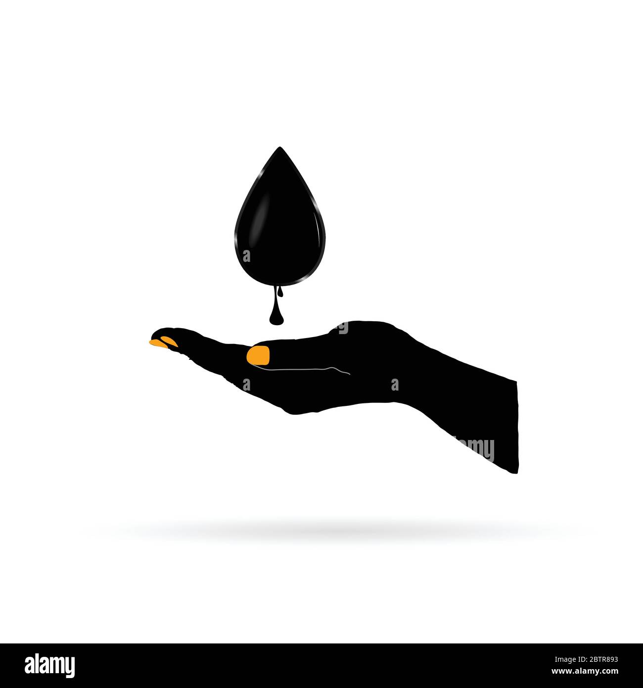 Cupped vector vectors hi-res stock photography and images - Alamy