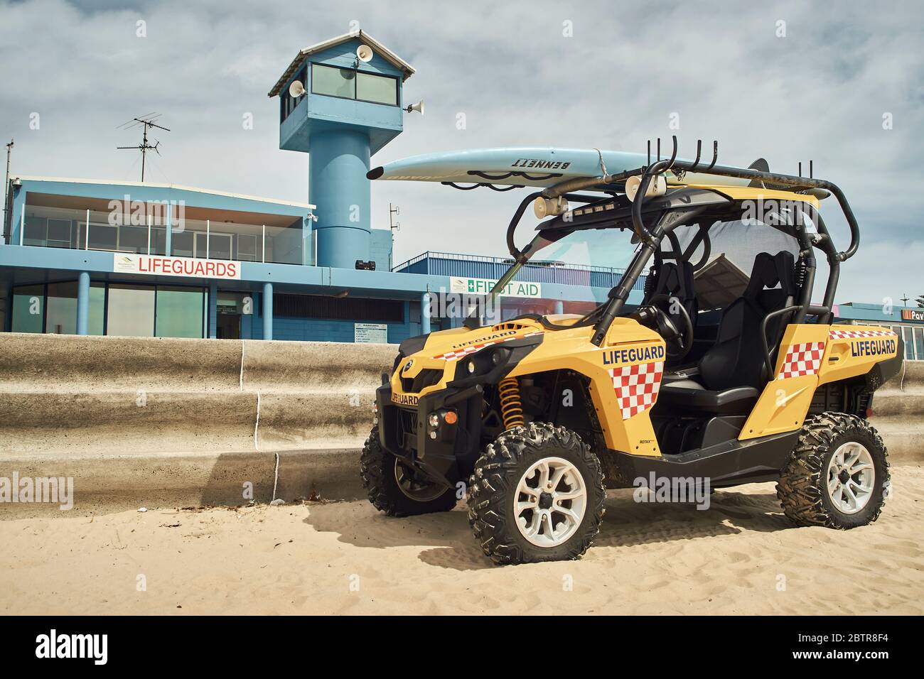 Lifeguard service at the Maroubra beach in Sydney, Australia Stock ...