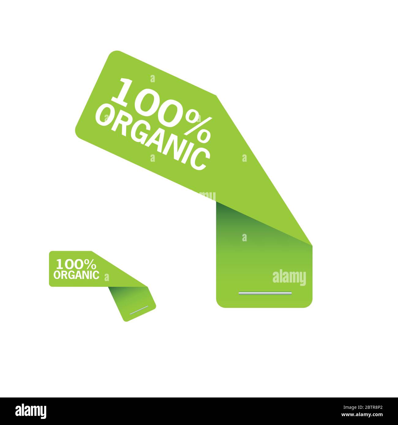 sticker organic green vector illustration Stock Vector Image & Art - Alamy