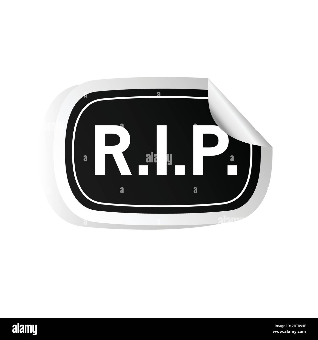 Rip red paper blue background Stock Vector Images - Alamy