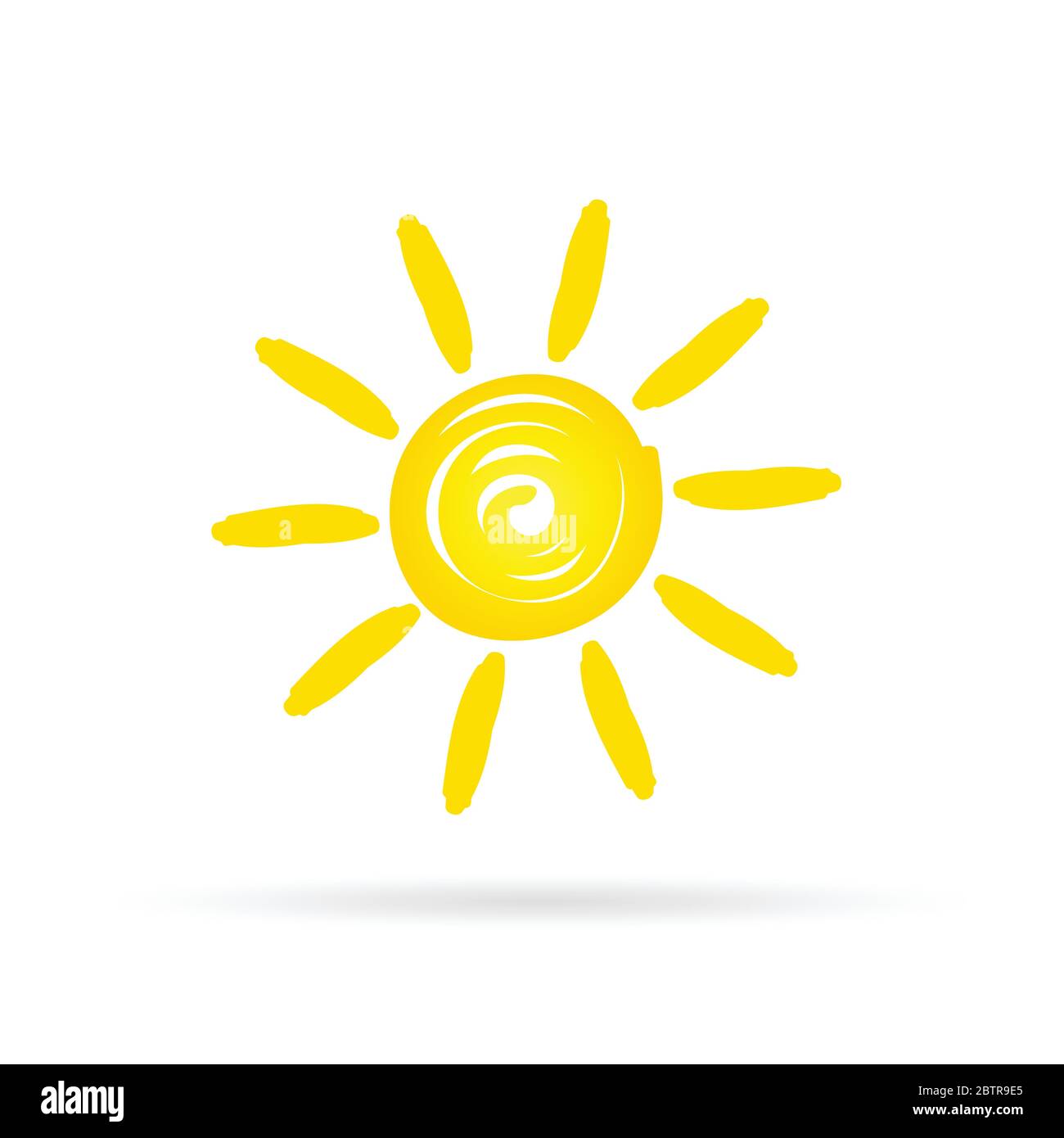 sun shine yellow vector Stock Vector Image & Art - Alamy