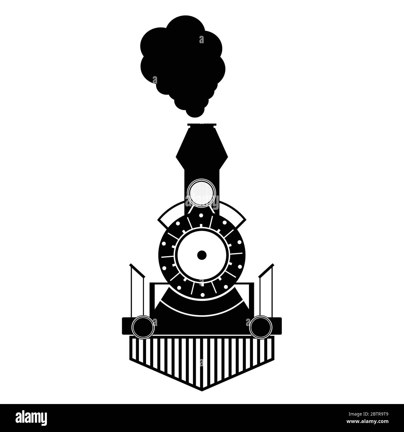 train antique black vector illustration Stock Vector Image & Art - Alamy