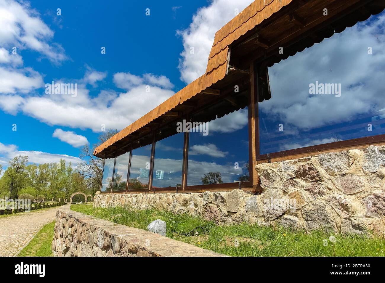 Park-museum of interactive history Sula, The recreation center. Park ...