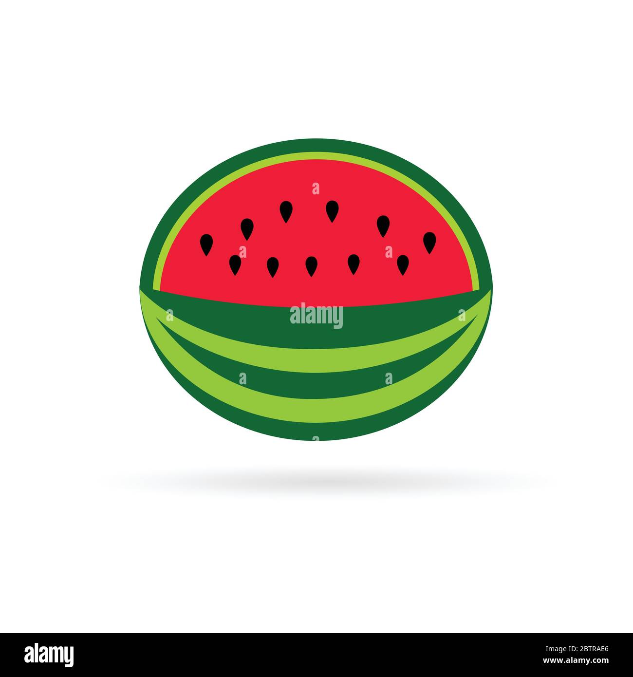 watermelon color fruit vector illustration Stock Vector Image & Art - Alamy