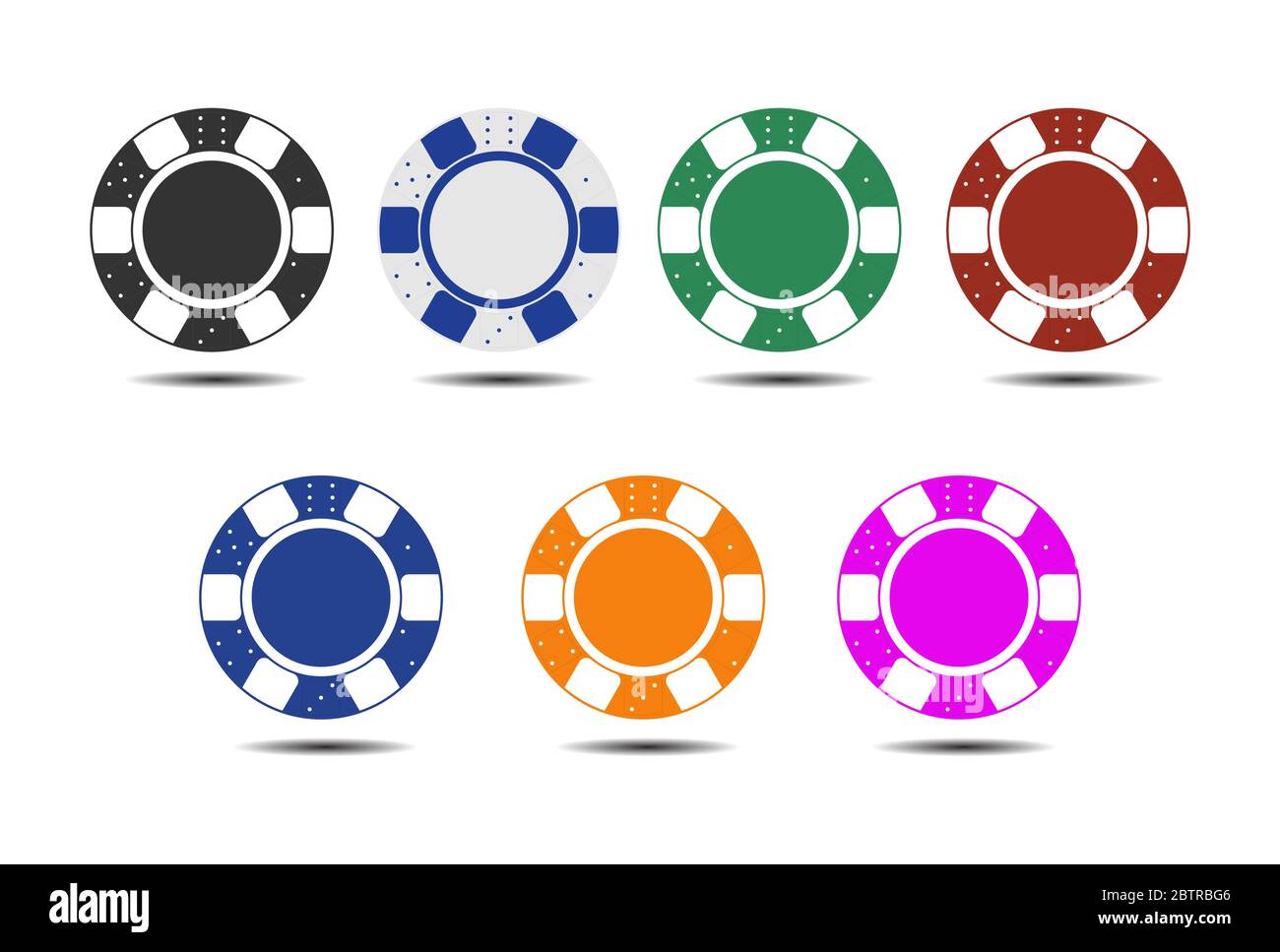Clipart Of Poker Chips