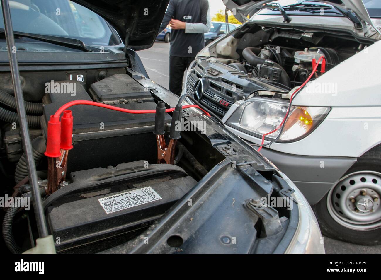 MINSK, BELARUS - March 3, 2005, Car accident road malfunction Stock ...