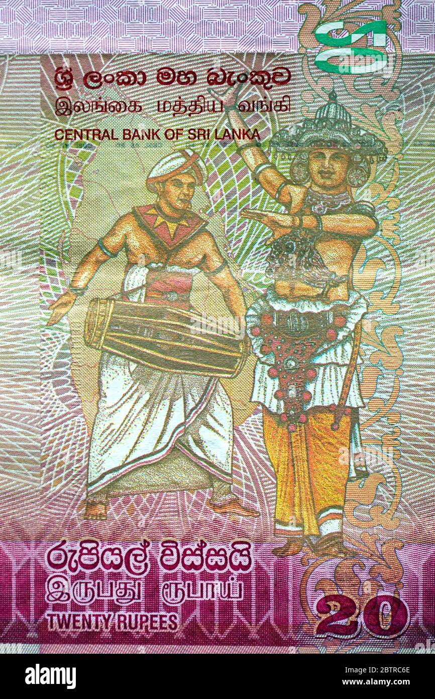 twenty rupees, Sri Lankan rupee, Sri-Lanka-Rupie, LKR, Sri Lanka, Asia ...