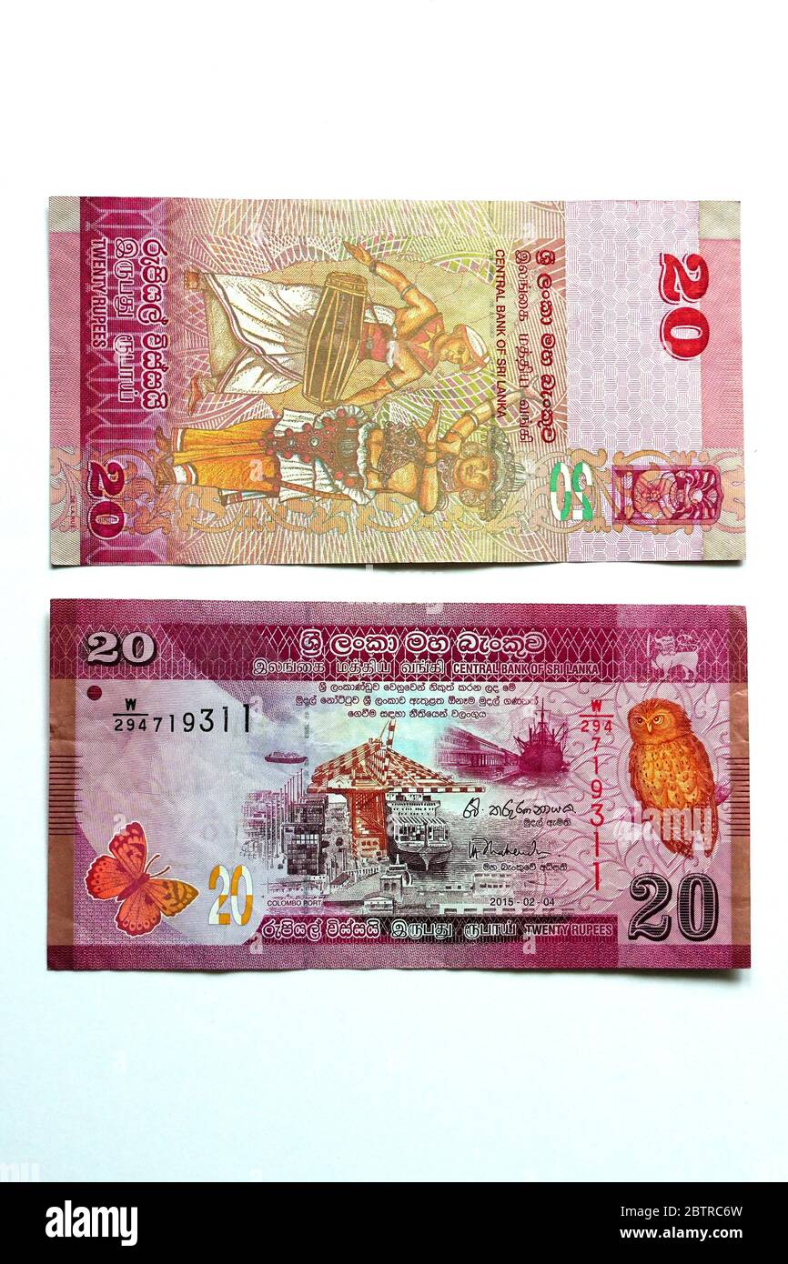 20 twenty rupees banknotes hi-res stock photography and images - Alamy