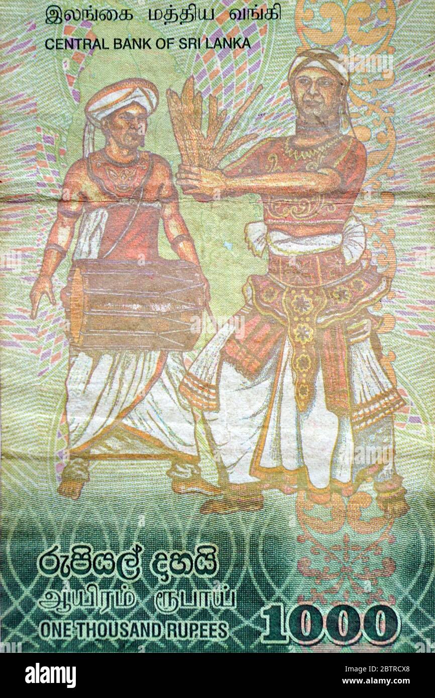 thousand rupees, Sri Lankan rupee, Sri-Lanka-Rupie, LKR, Sri Lanka ...