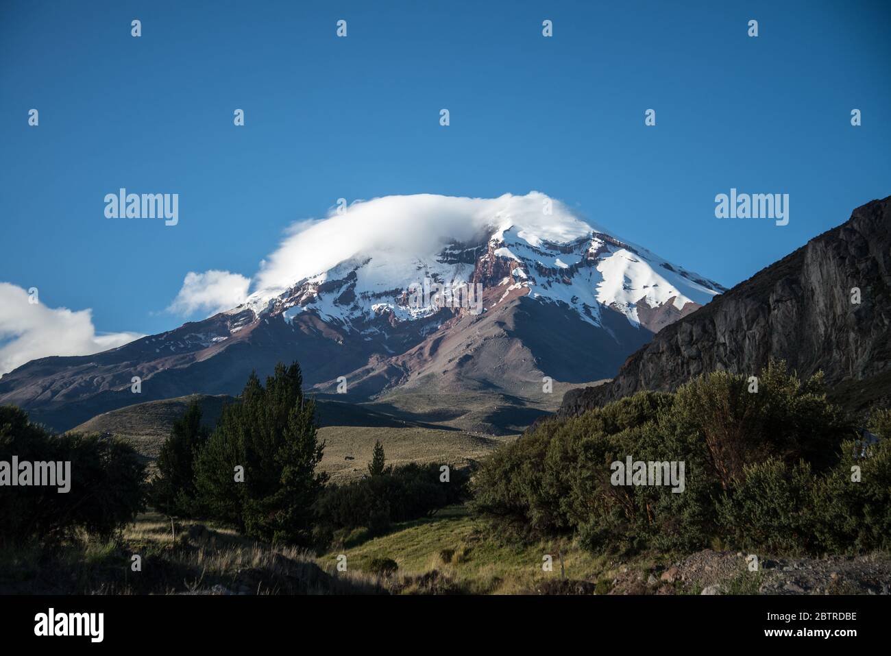 Chimborazo Volcanoe national park in Ecuador Stock Photo - Alamy