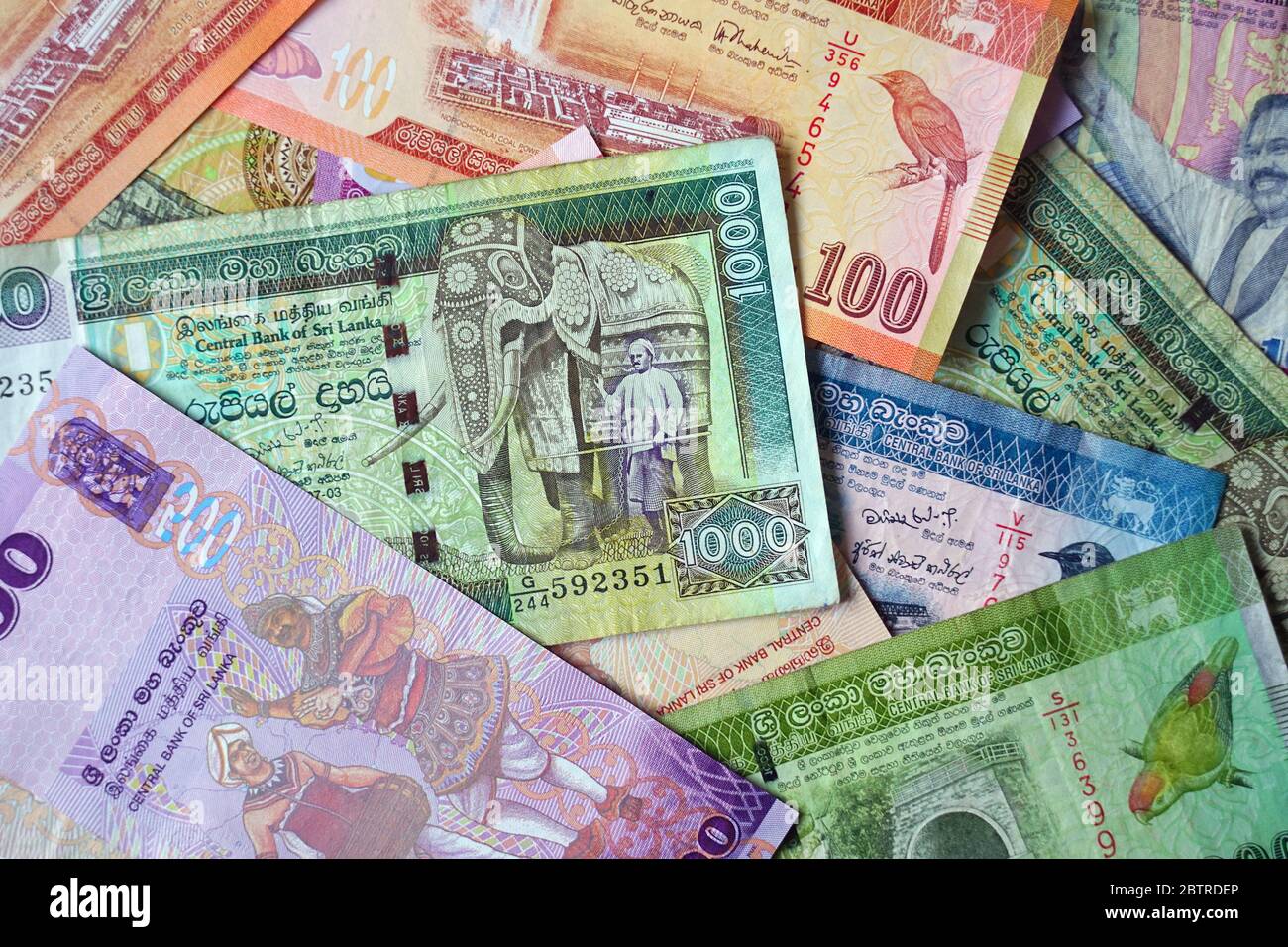 Sri Lankan rupee, Sri-Lanka-Rupie, LKR, Sri Lanka, Asia Stock Photo - Alamy