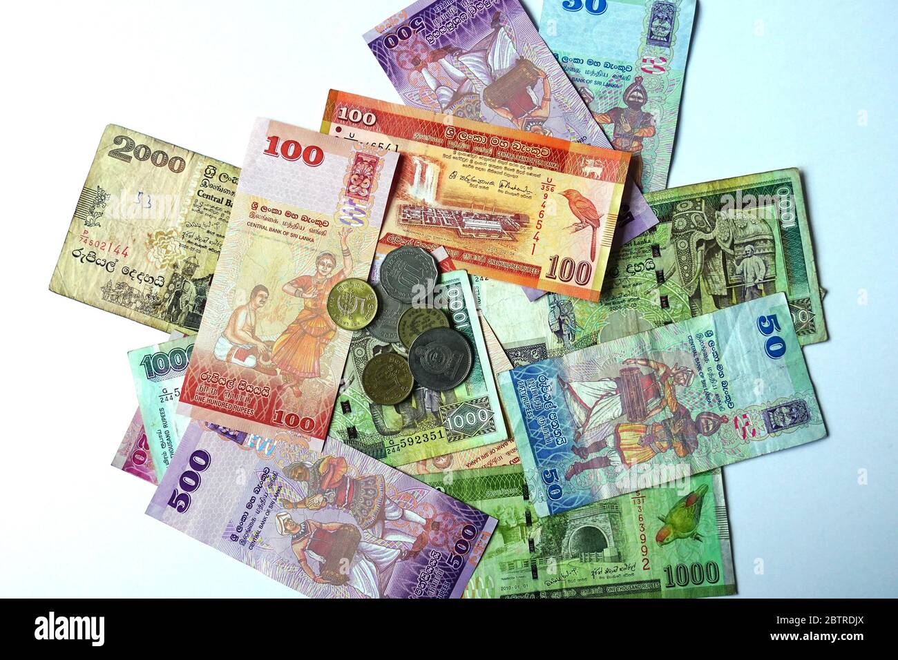Sri Lankan rupee, Sri-Lanka-Rupie, LKR, Sri Lanka, Asia Stock Photo - Alamy