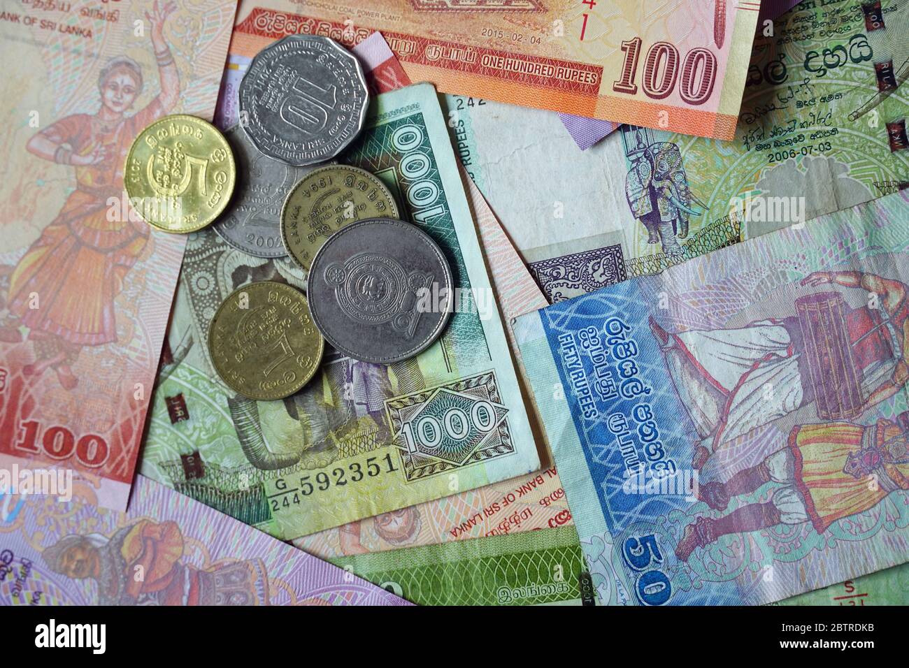 Sri Lankan rupee, Sri-Lanka-Rupie, LKR, Sri Lanka, Asia Stock Photo - Alamy