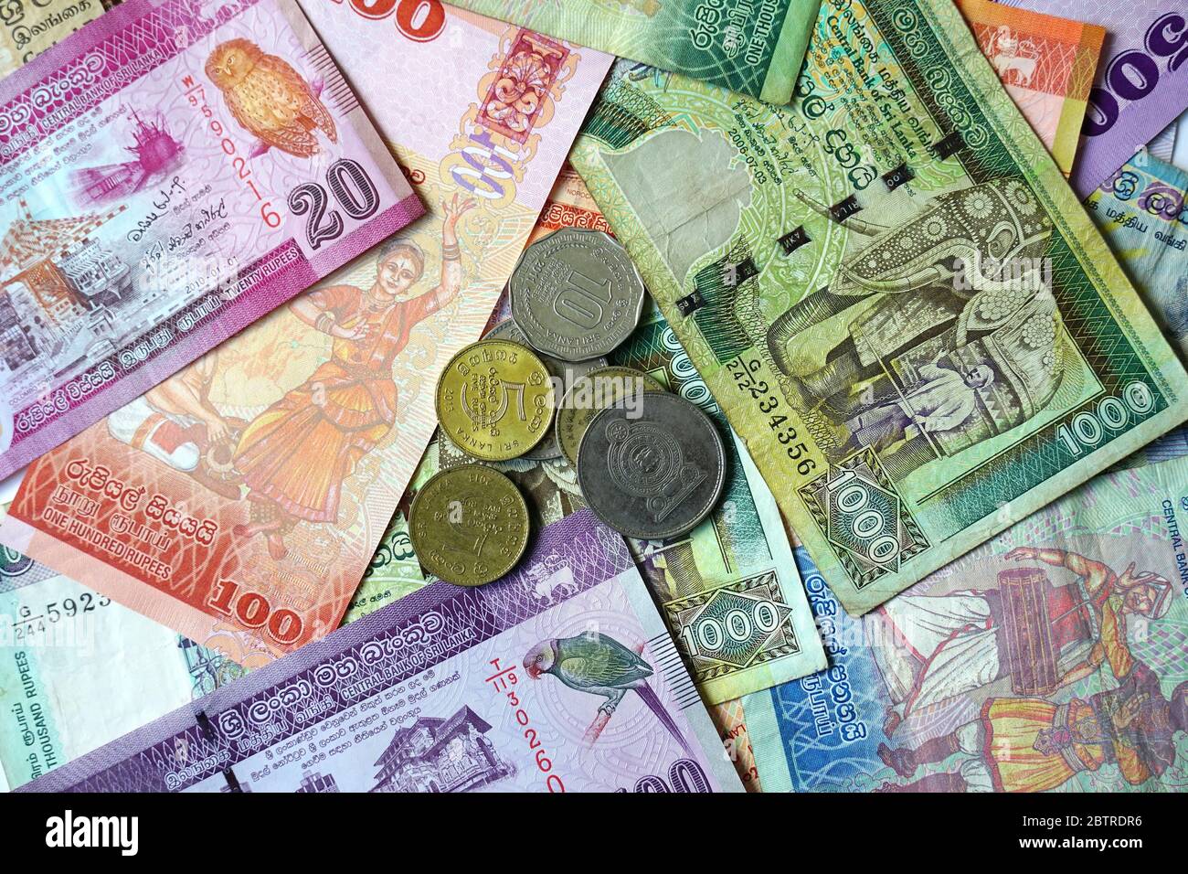 Sri Lankan rupee, Sri-Lanka-Rupie, LKR, Sri Lanka, Asia Stock Photo - Alamy
