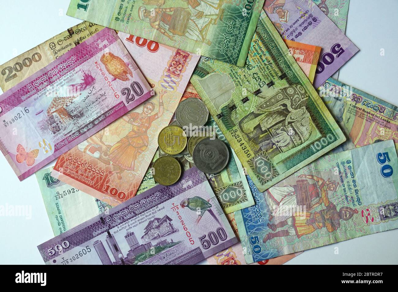 Sri Lankan rupee, Sri-Lanka-Rupie, LKR, Sri Lanka, Asia Stock Photo - Alamy