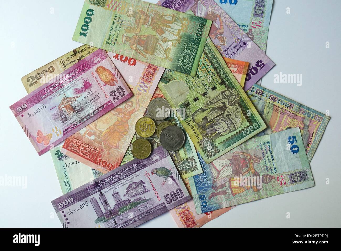 Sri Lankan rupee, Sri-Lanka-Rupie, LKR, Sri Lanka, Asia Stock Photo - Alamy