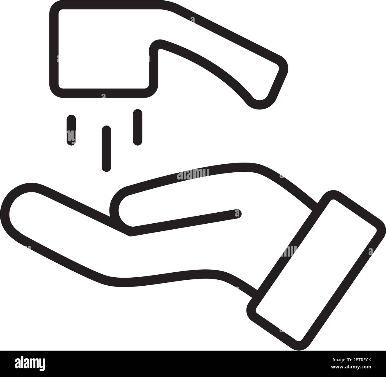 Handwashing sign Black and White Stock Photos & Images - Alamy