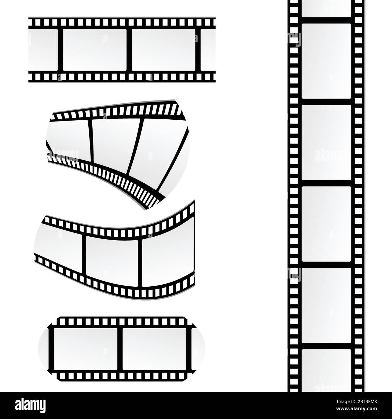 film tape vector illustration on a white Stock Vector Image & Art - Alamy
